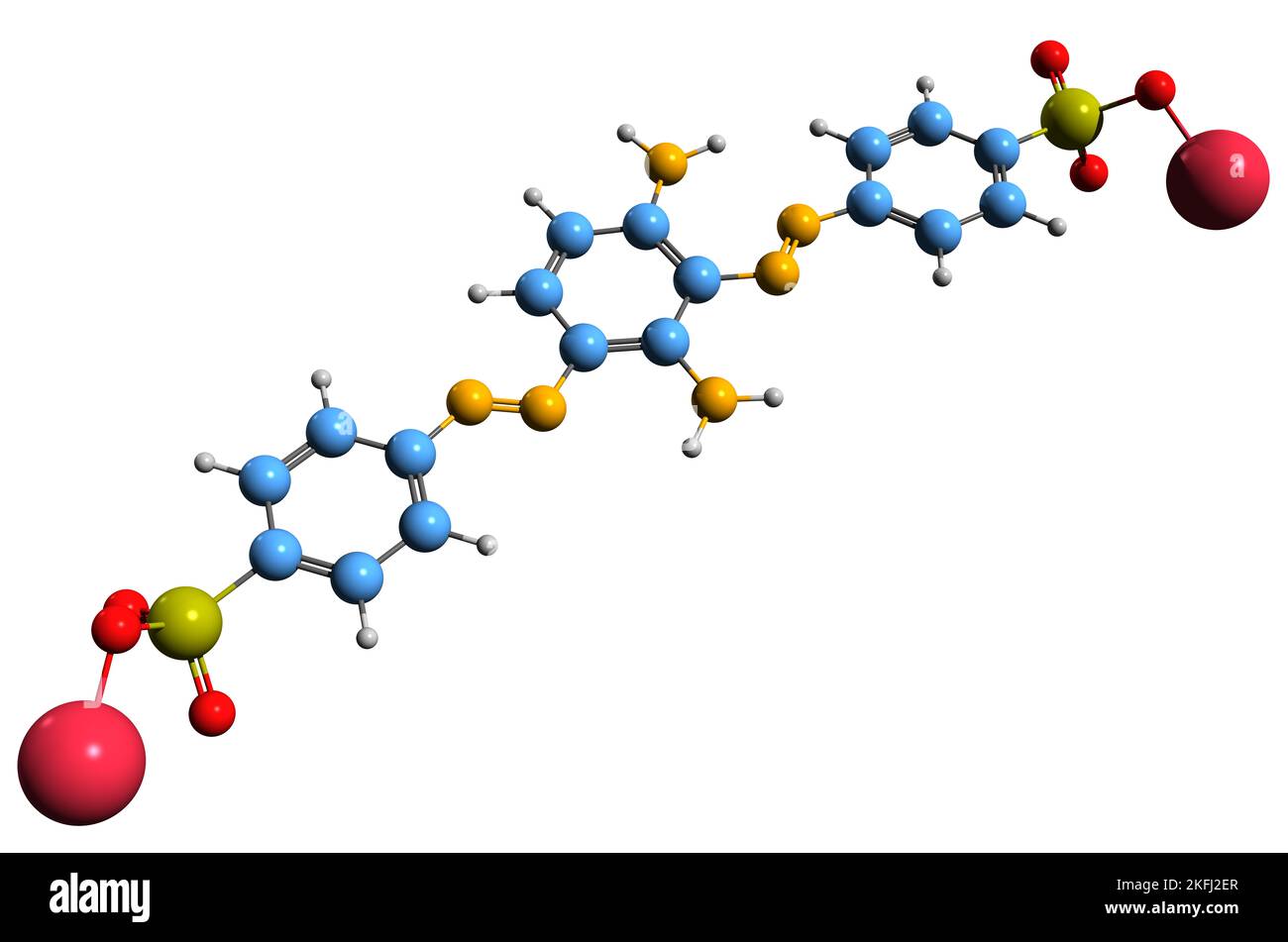 3D image of Brown FK skeletal formula - molecular chemical structure of ...