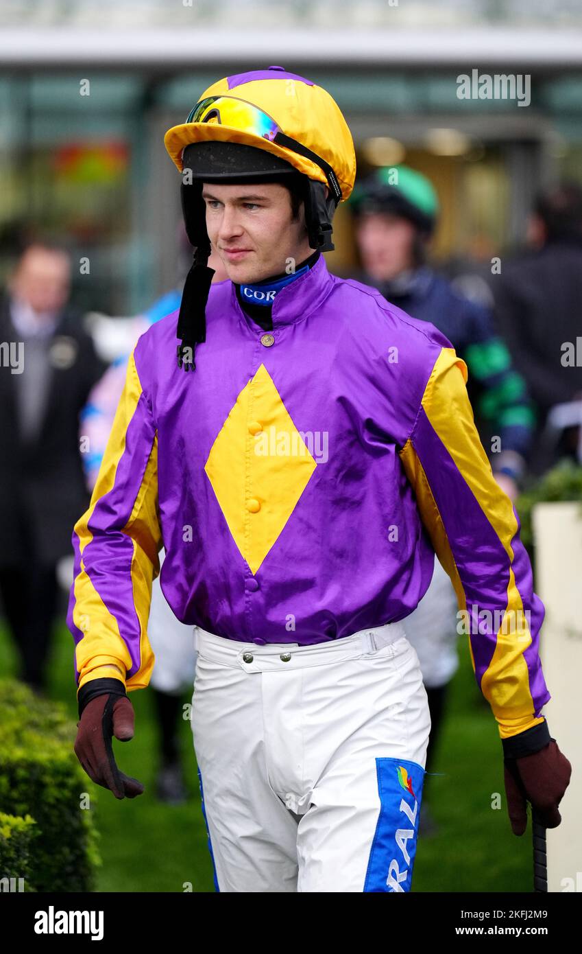 Brendan Powell, jockey on November Racing Weekend Friday at Ascot ...