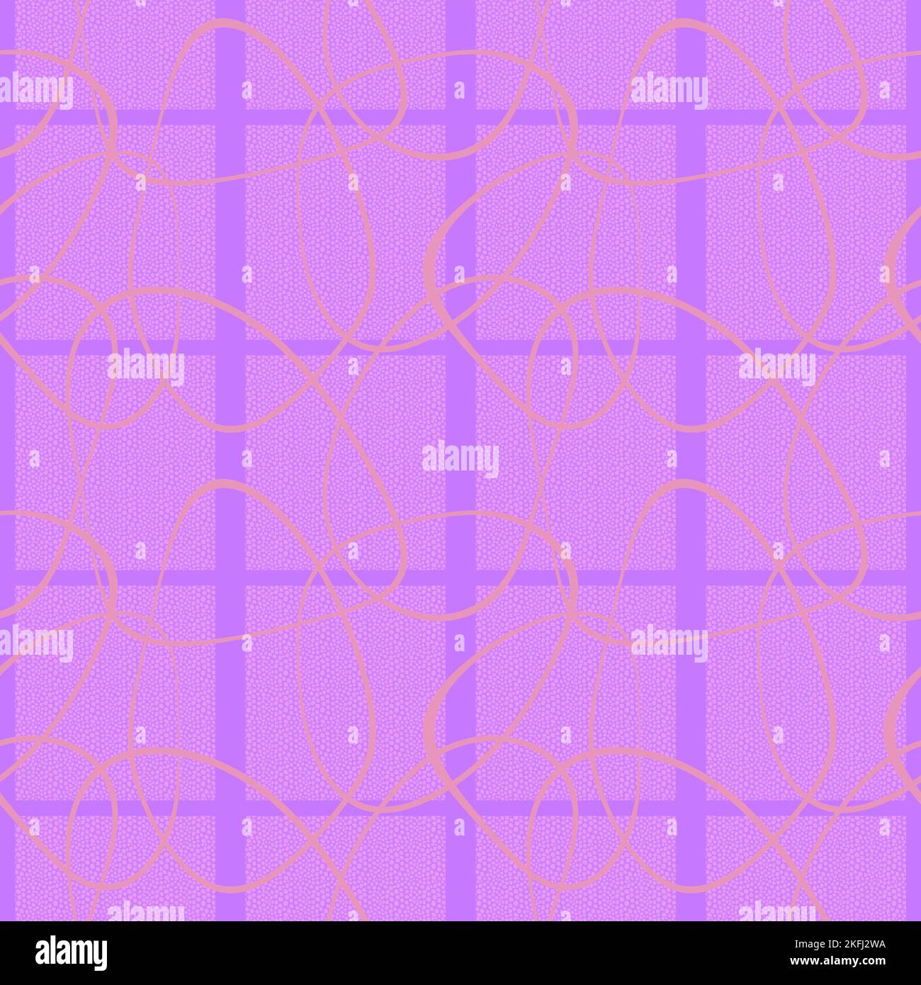 Cartoon geometric oval seamless polka dots circle pattern for wrapping ...