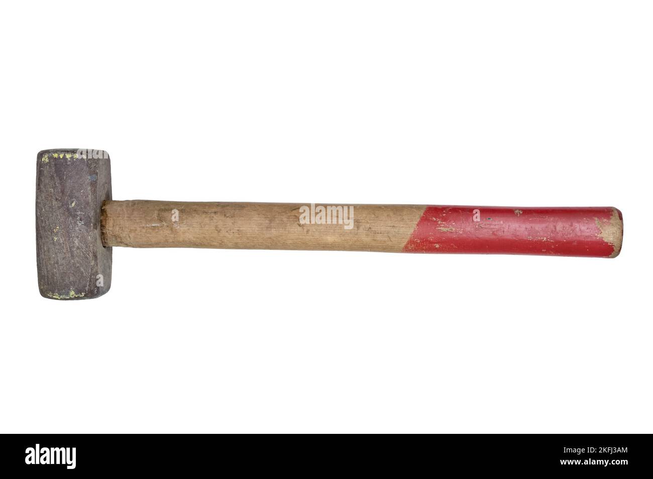 Used sledgehammer. isolated on white background Stock Photo - Alamy