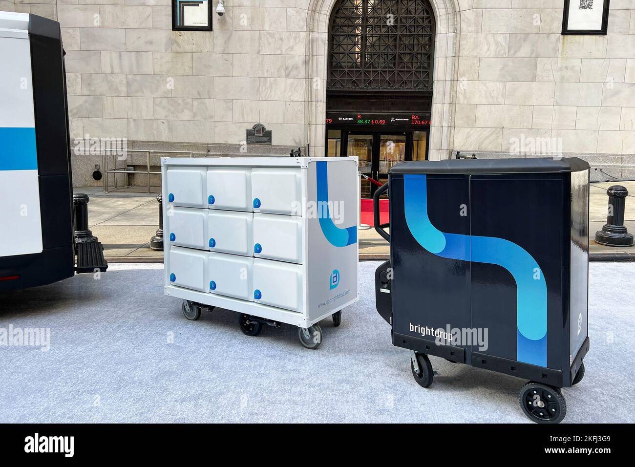 General Motors displays the BrightDrop Zevo 600 all-electric delivery ...