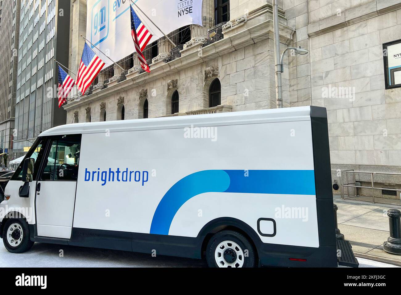 General Motors displays the BrightDrop Zevo 600 all-electric delivery ...