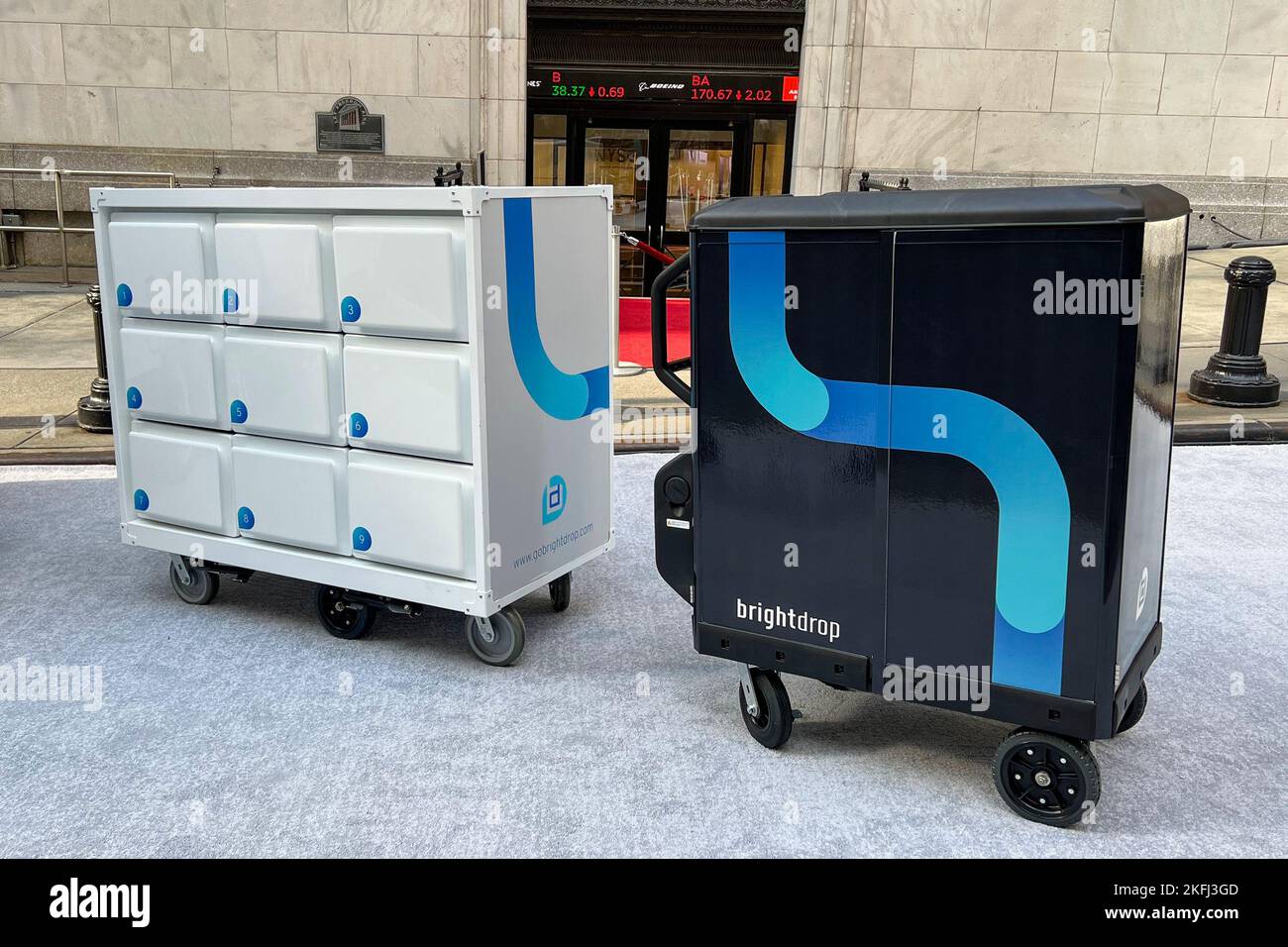 General Motors displays the BrightDrop Zevo 600 all-electric delivery ...