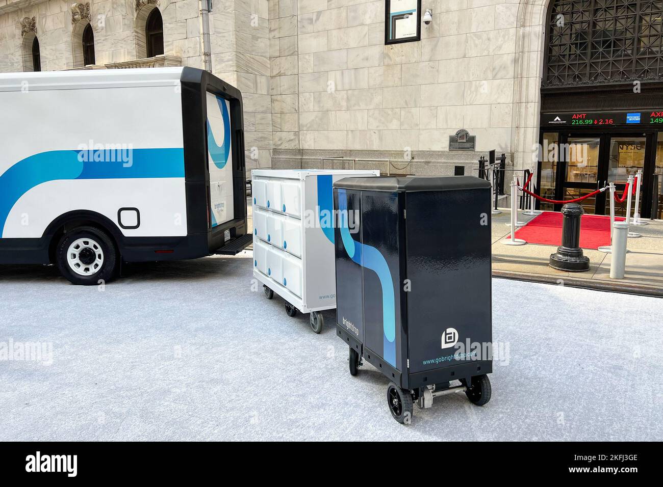General Motors displays the BrightDrop Zevo 600 all-electric delivery ...