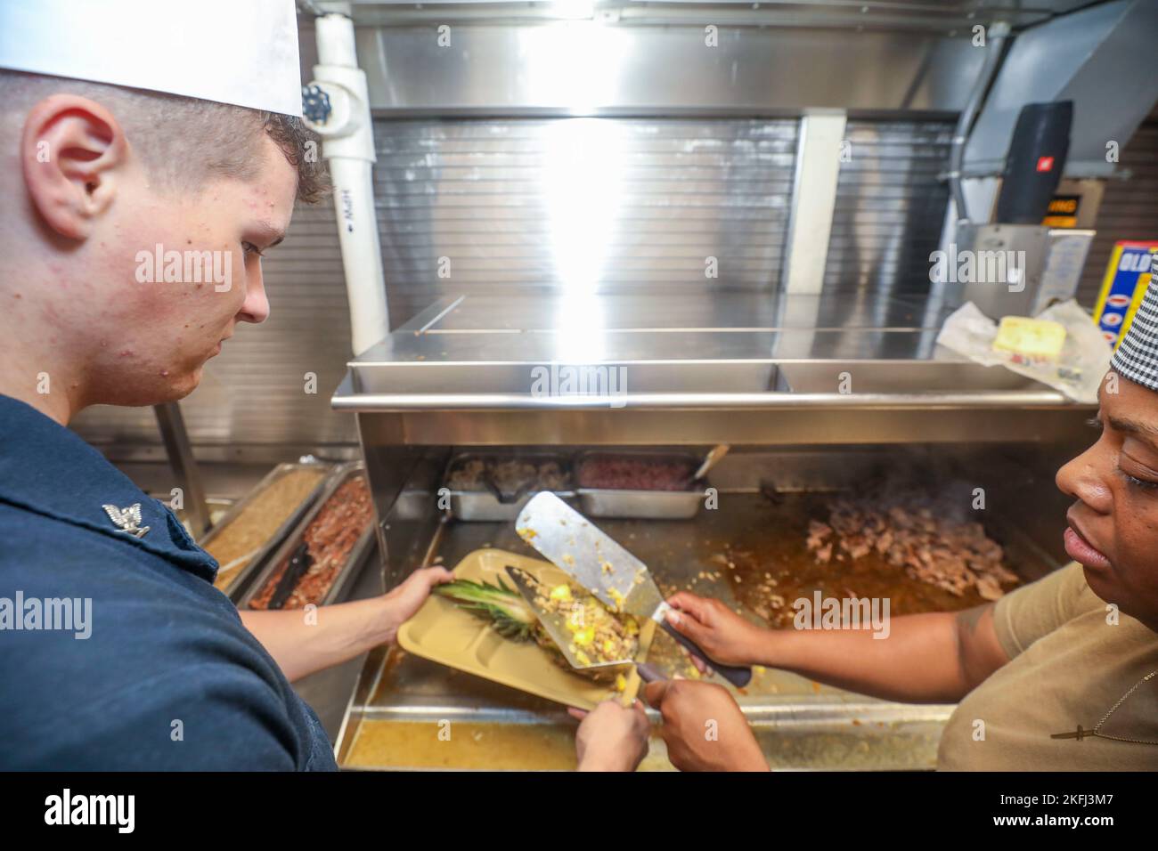 PHILIPPINE SEA (Sep. 17, 2022) Culinary Specialist 1st Class Stephanie ...