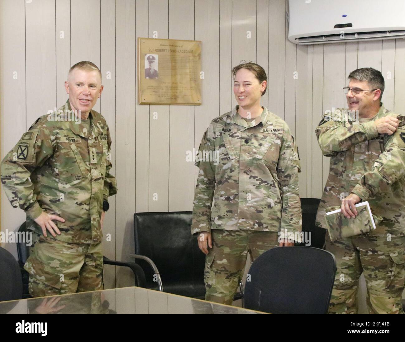 U.S. Army Lt. Gen. Patrick D. Frank, commanding general of U.S. Army ...