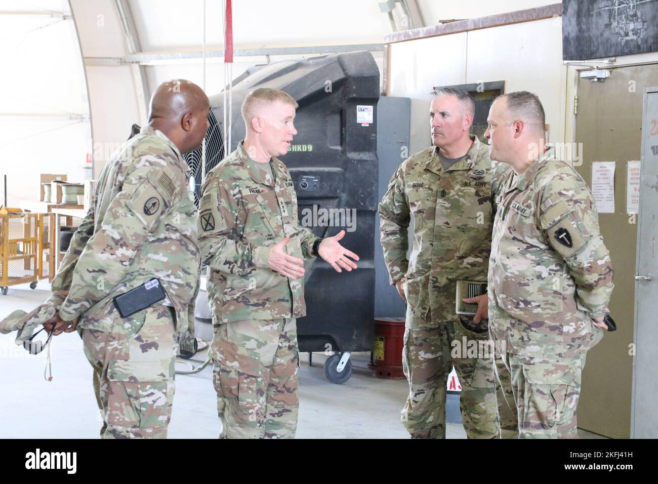 U.S. Army Lt. Gen. Patrick D. Frank, commanding general of U.S. Army ...