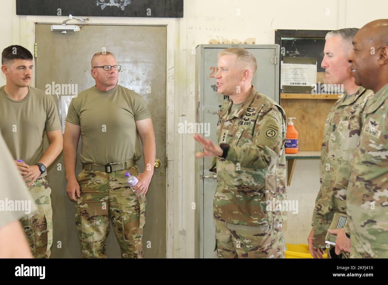 U.S. Army Lt. Gen. Patrick D. Frank, commanding general of U.S. Army ...