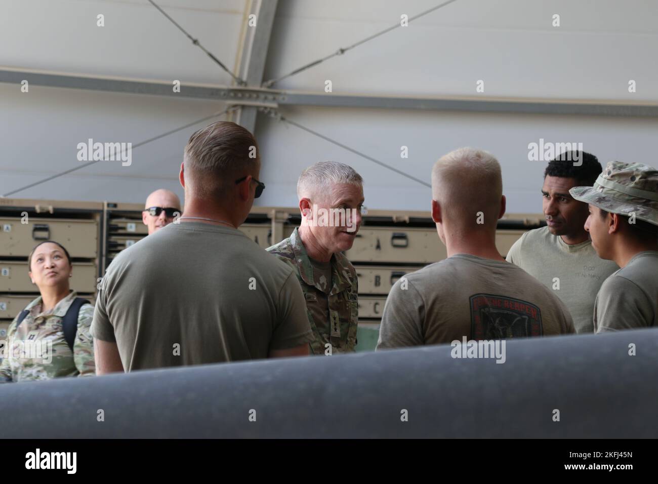 U.S. Army Lt. Gen. Patrick D. Frank, commanding general of U.S. Army ...