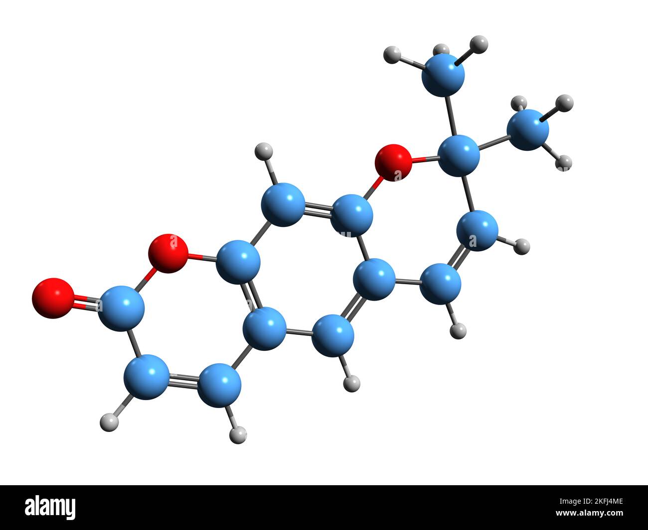 3D image of xantilethine skeletal formula - molecular chemical ...
