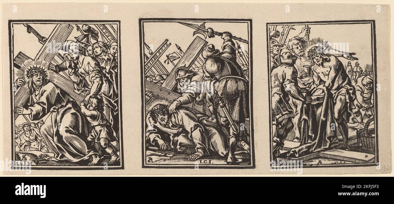 Three Scenes on the Road to Calvary, c. 1649 Stock Photo - Alamy