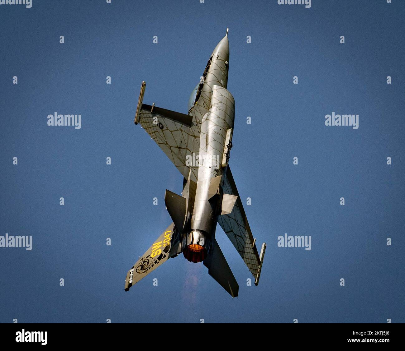 U.S. Air Force Capt. Aimee “Rebel” Fiedler, F-16 Viper Demonstration ...