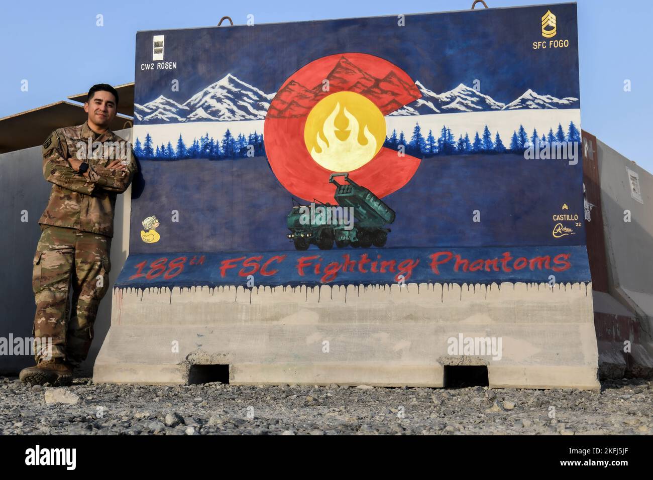 U.S. Army Sgt. Anthony Castillo, a mobility specialist assigned to the ...