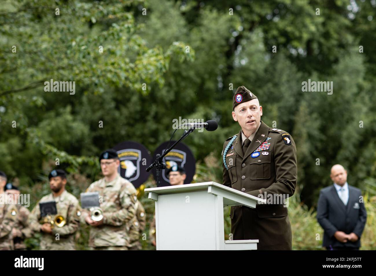 U.S. Army Lt. Col. David Williams, commander of 1st Battalion, 502nd ...