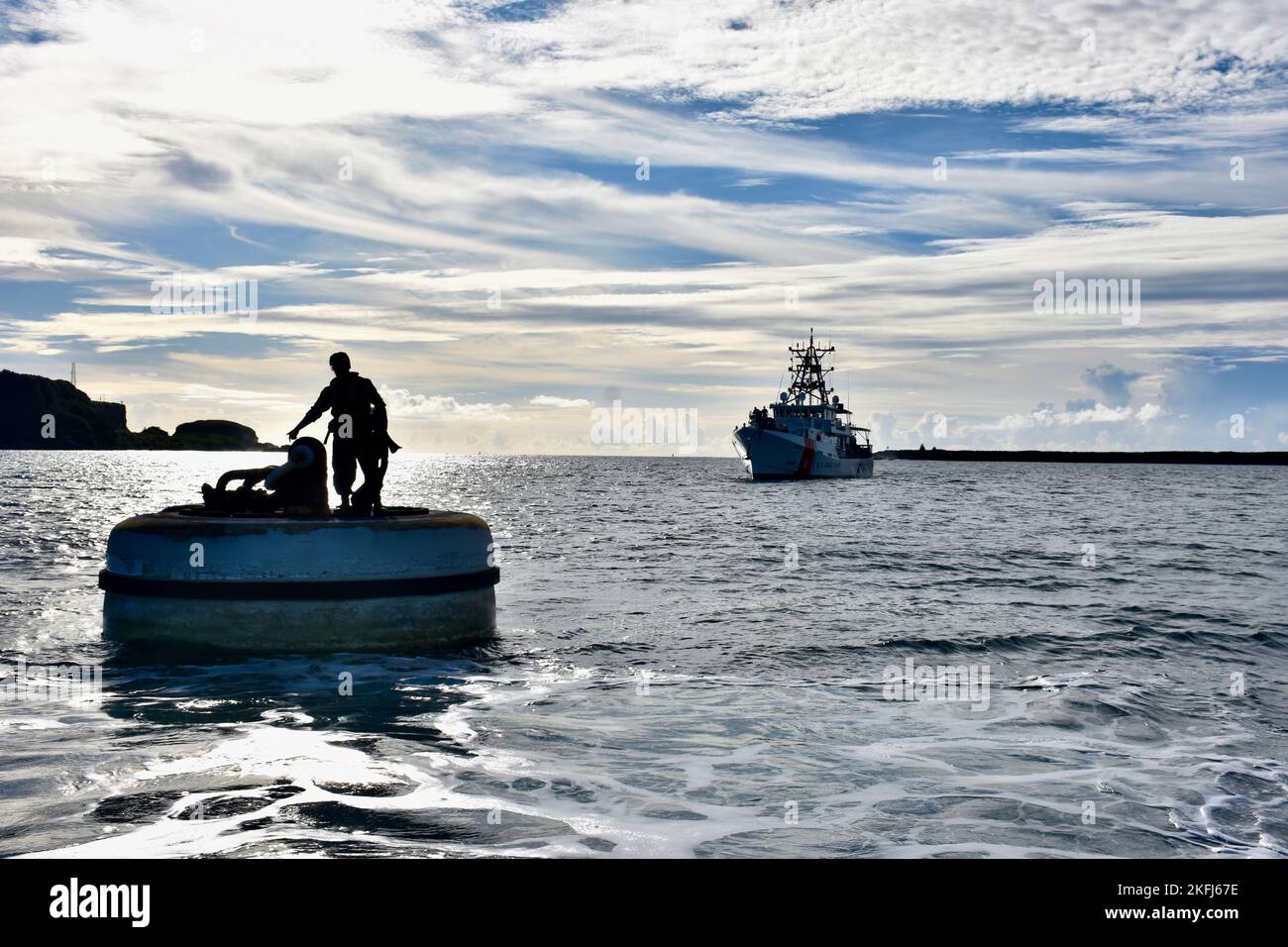 The Sentinel-class fast response cutter USCGC Oliver Henry (WPC 1140 ...