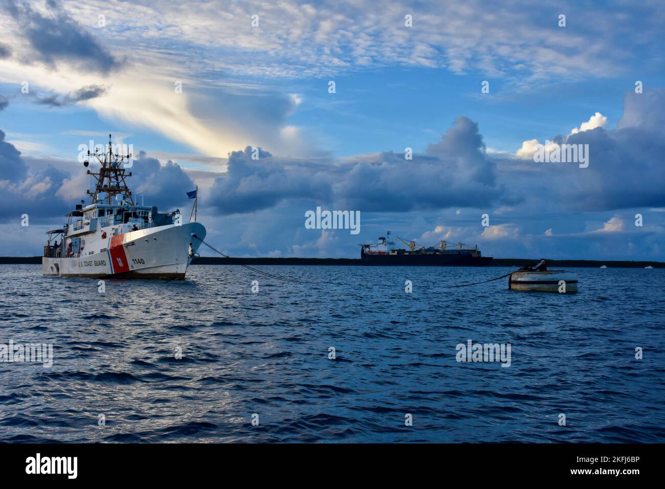 The Sentinel-class fast response cutter USCGC Oliver Henry (WPC 1140 ...