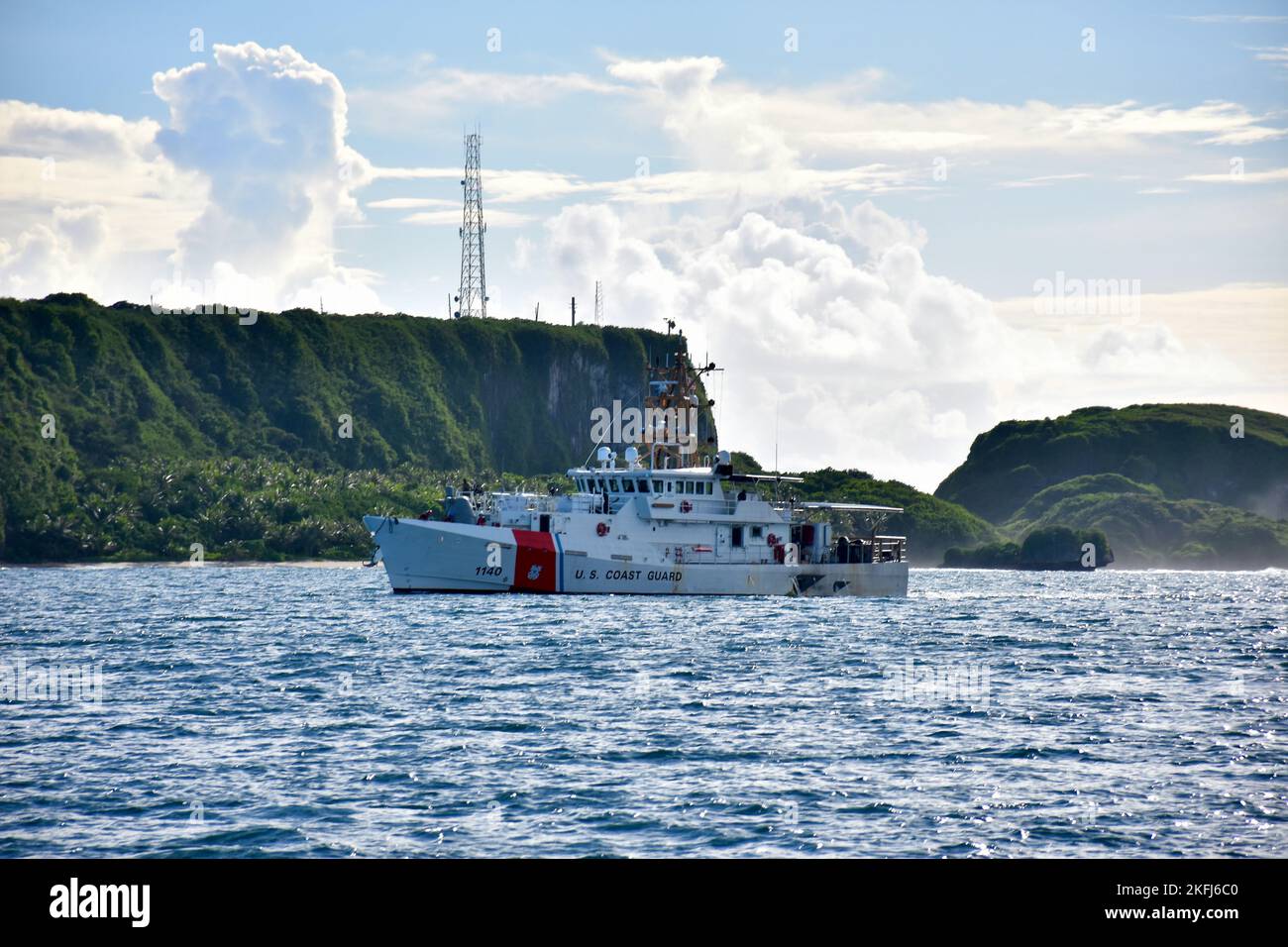 The Sentinel-class fast response cutter USCGC Oliver Henry (WPC 1140 ...