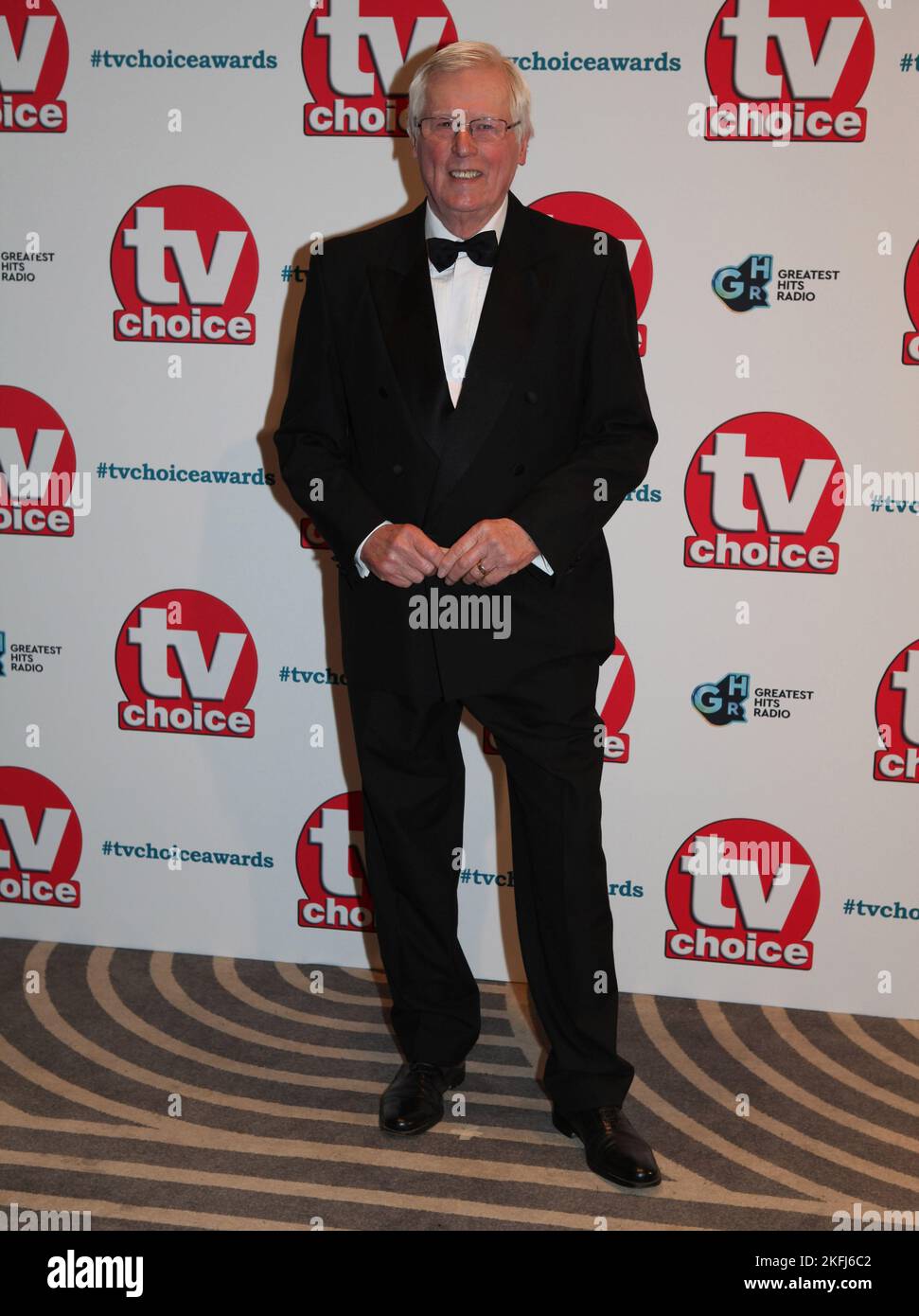 London, UK. John Craven at the TV Choice Awards 2022. London Hilton ...