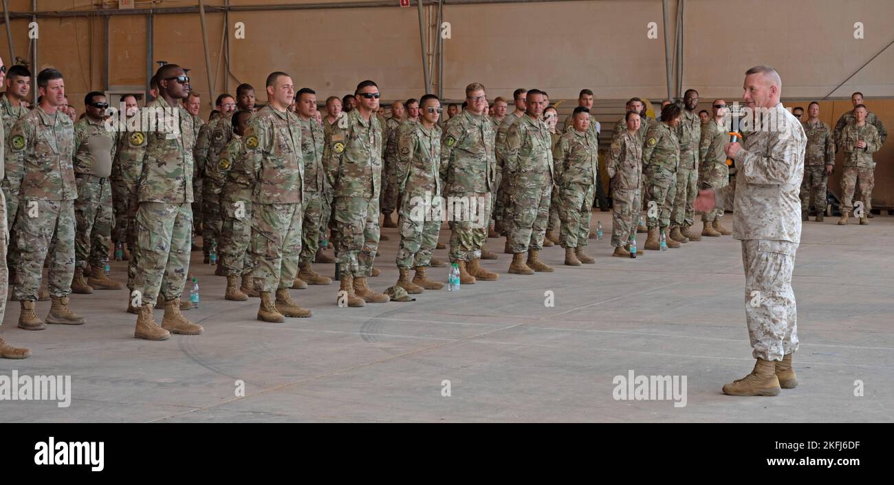 NIGERIEN AIR BASE 201, Niger - U.S. Marine Corps Sgt. Maj. Richard ...