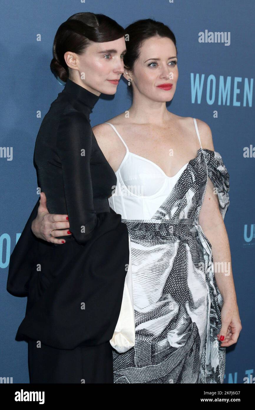 New York, NY, USA. 17th Nov, 2022. Rooney Mara, Claire Foy at arrivals ...
