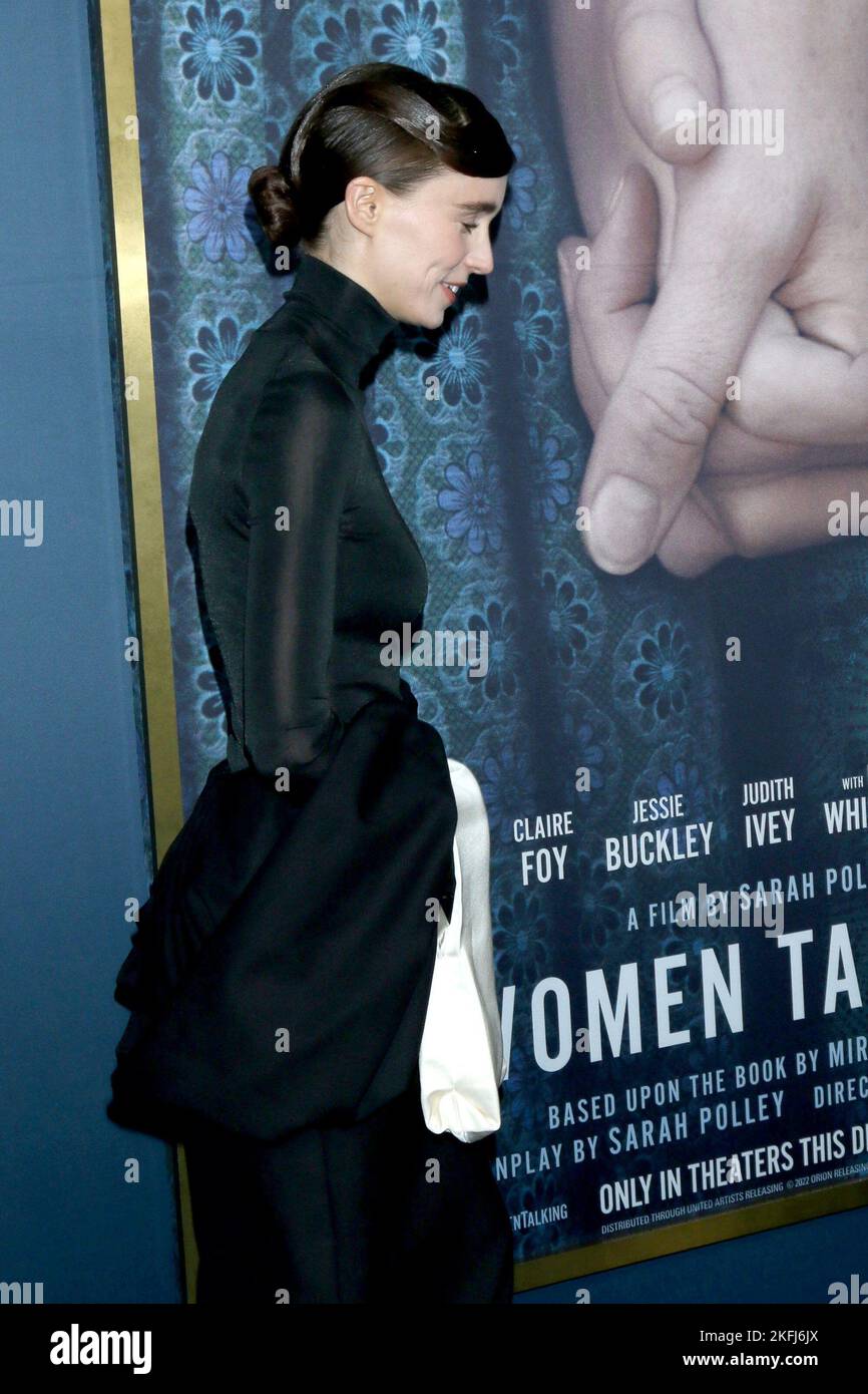 New York, NY, USA. 17th Nov, 2022. Rooney Mara at arrivals for WOMEN ...