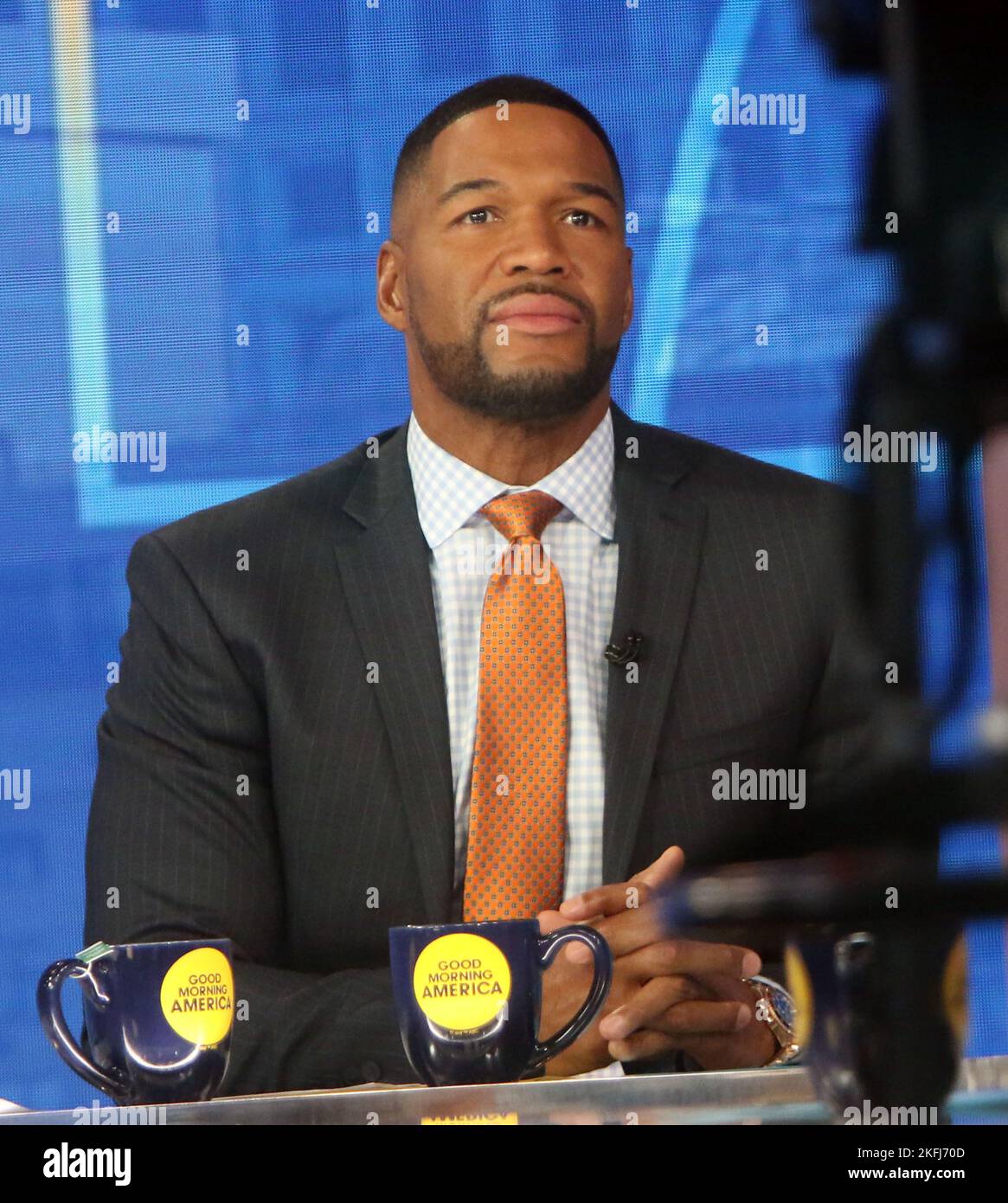 Good Morning America Cast -PICTURED: Michael Strahan -LOCATION: New York USA -DAYE: 17 Nov 2022 ...