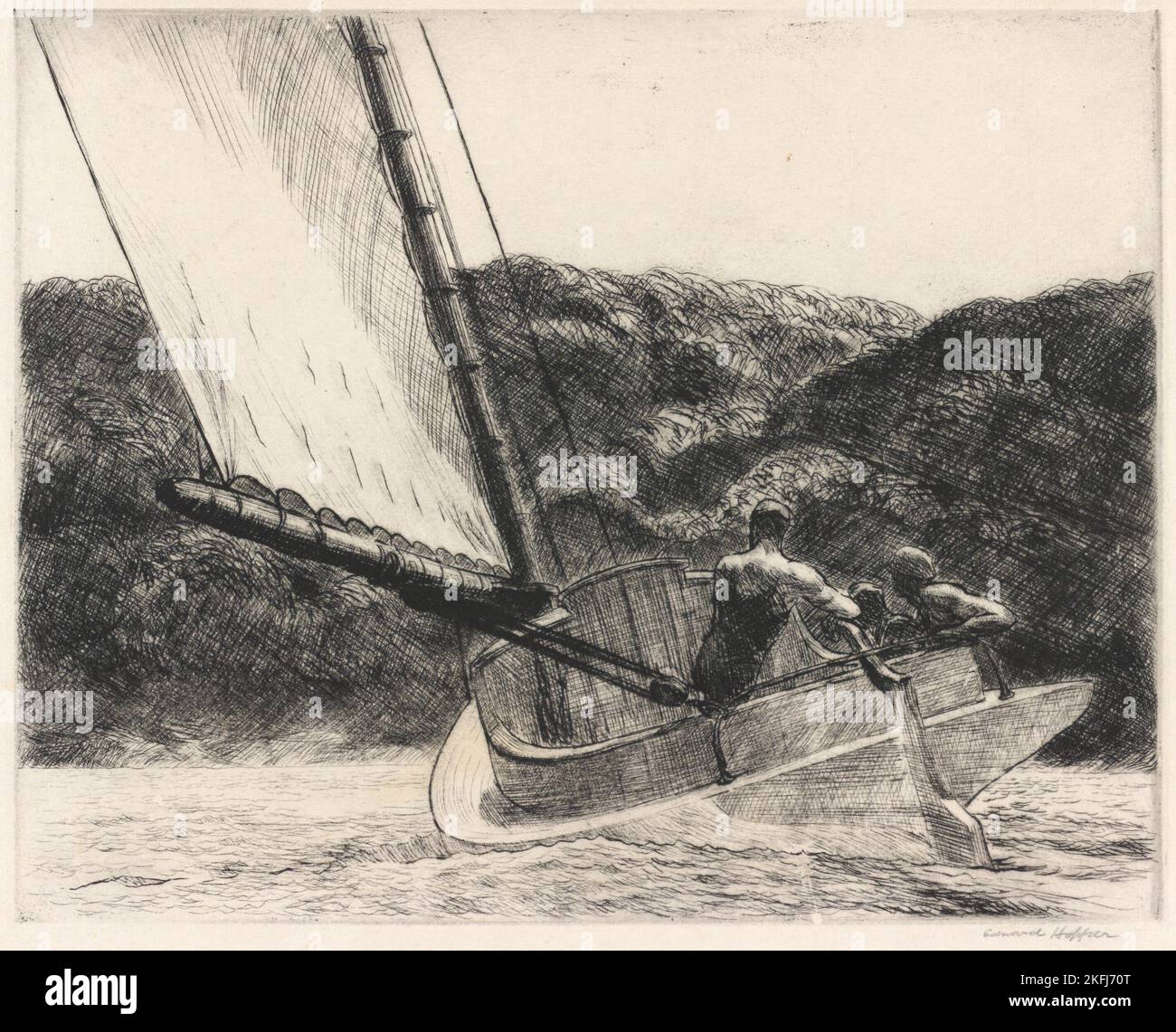 The Cat Boat, 1922 Stock Photo - Alamy