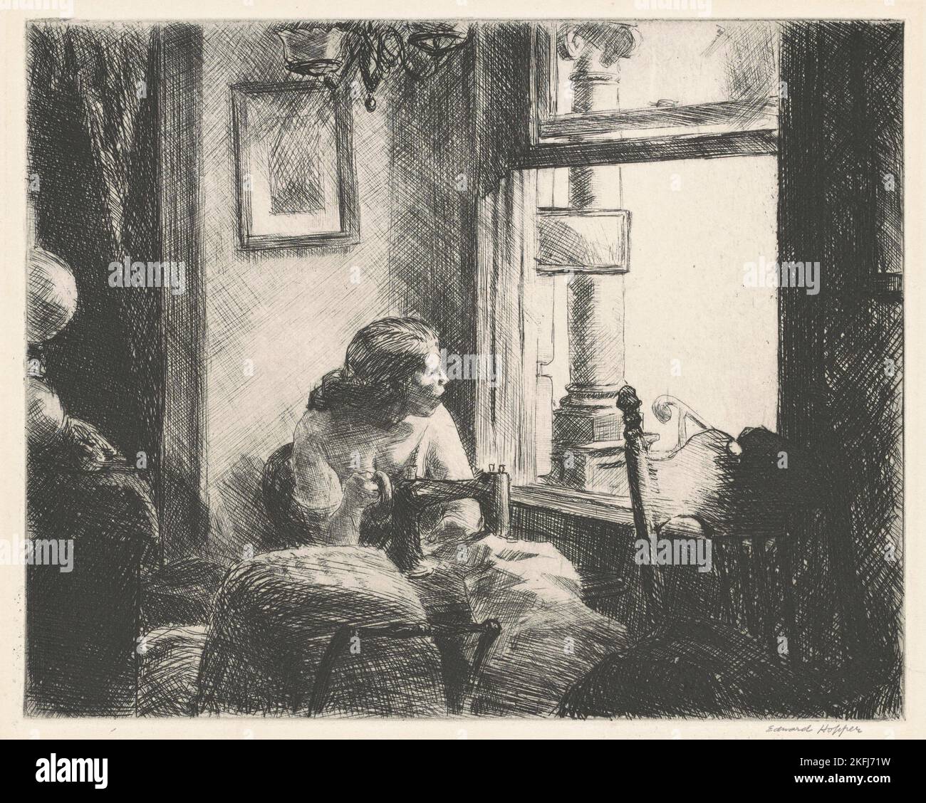 East Side Interior, 1922 Stock Photo - Alamy