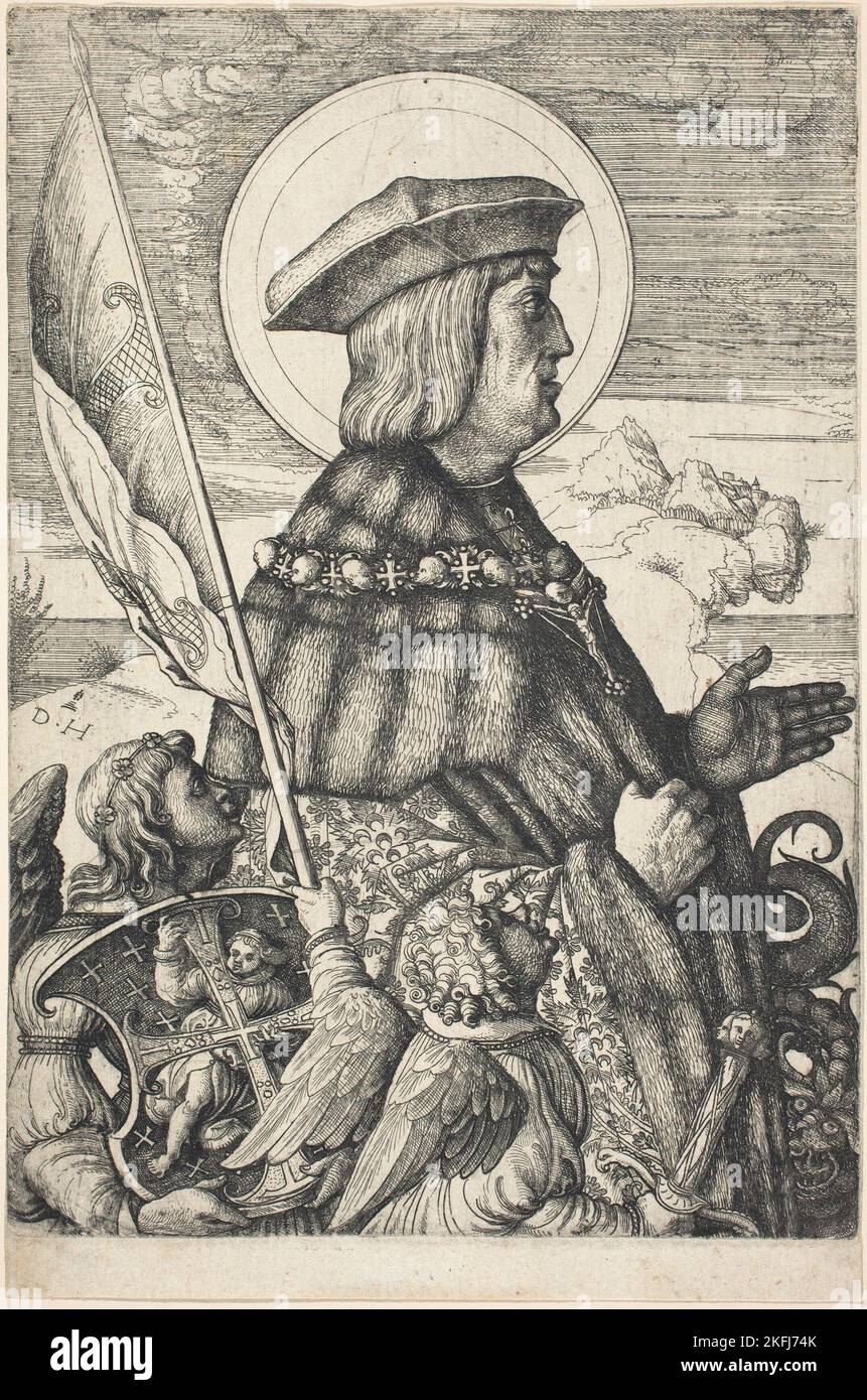 Emperor Maximilian I in the Guise of Saint George, c. 1509/1510 Stock ...