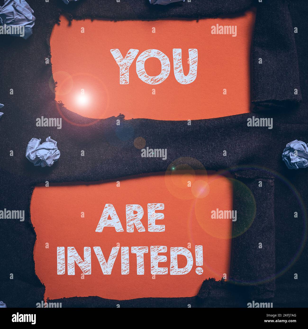 Sign displaying You Are Invited, Conceptual photo Receiving and ...