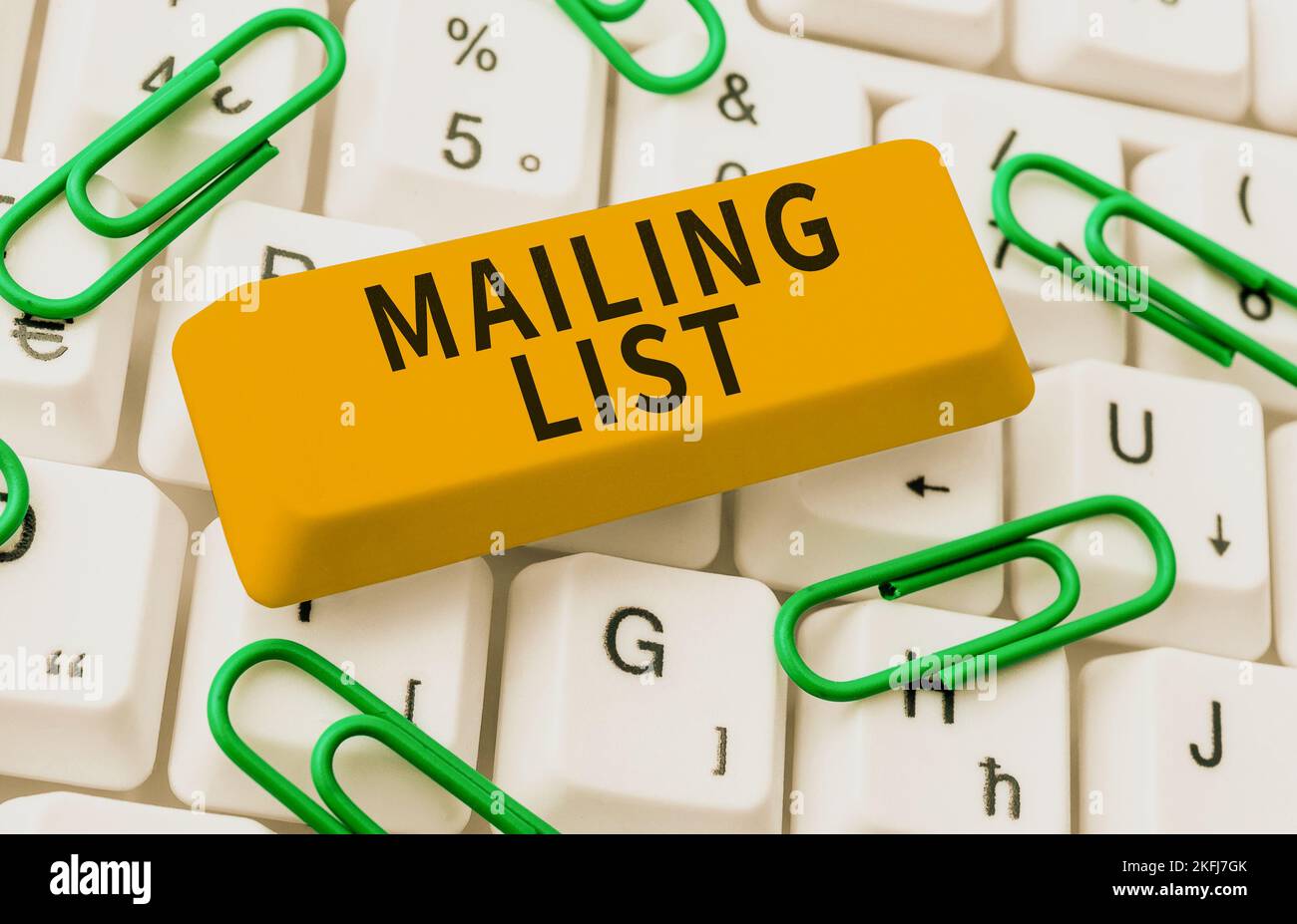 Inspiration showing sign Mailing List. Conceptual photo list of people ...