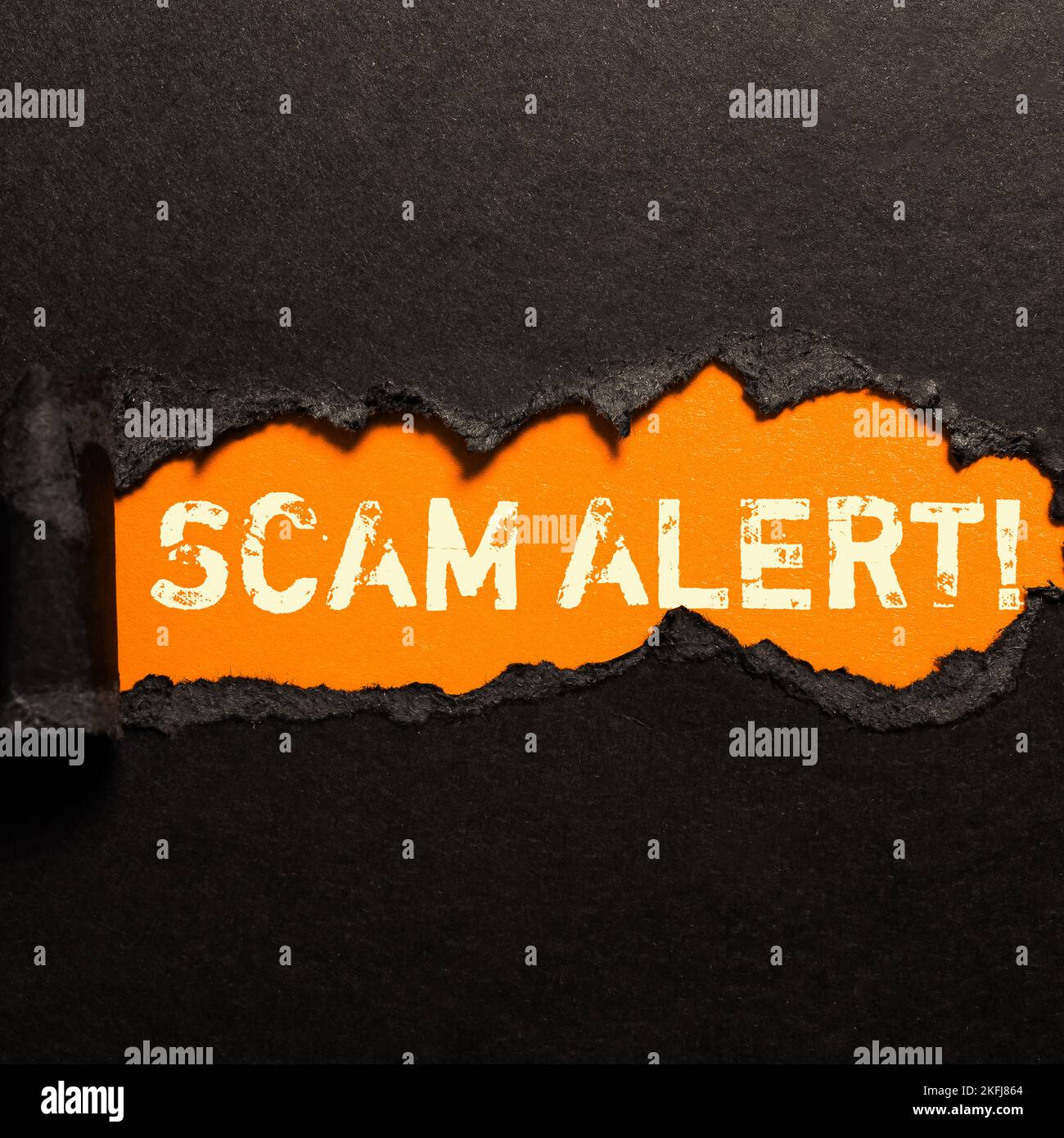 Text sign showing Scam Alert. Conceptual photo warning someone about ...