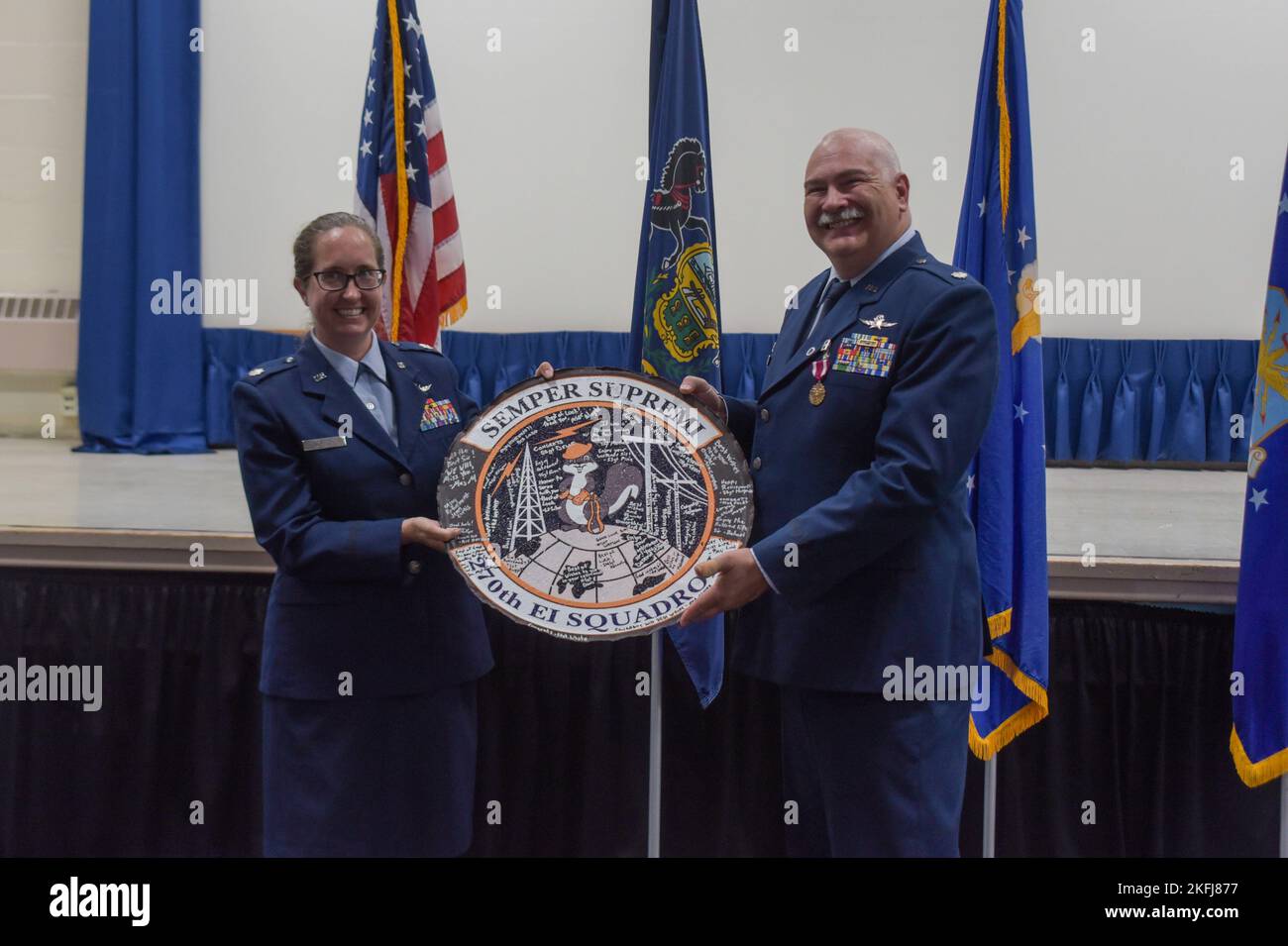 U.S. Air National Guard Lt. Col. Carolyn R. Bartley, 270th Engineering ...