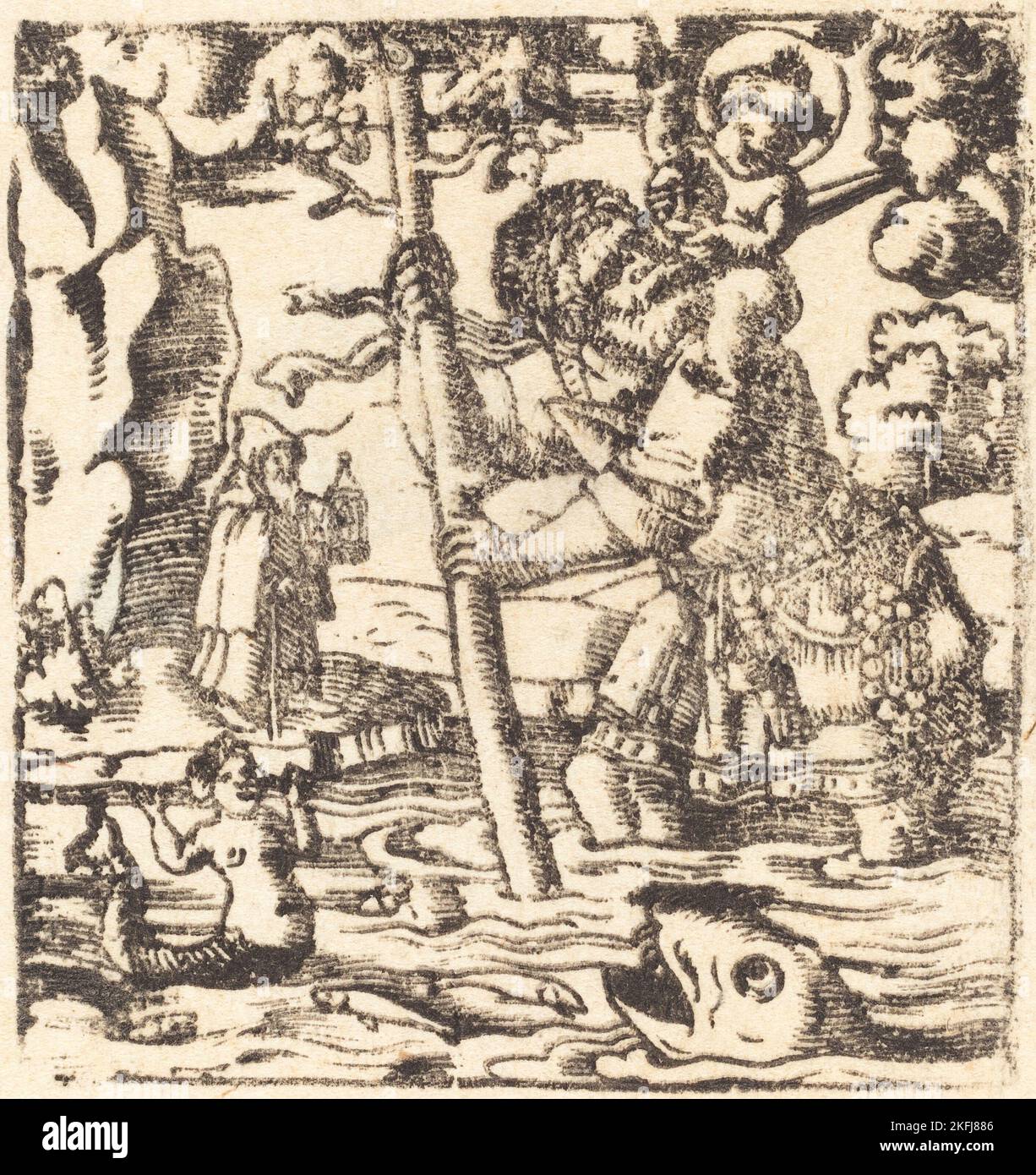 Christ child on his shoulders hi-res stock photography and images - Alamy