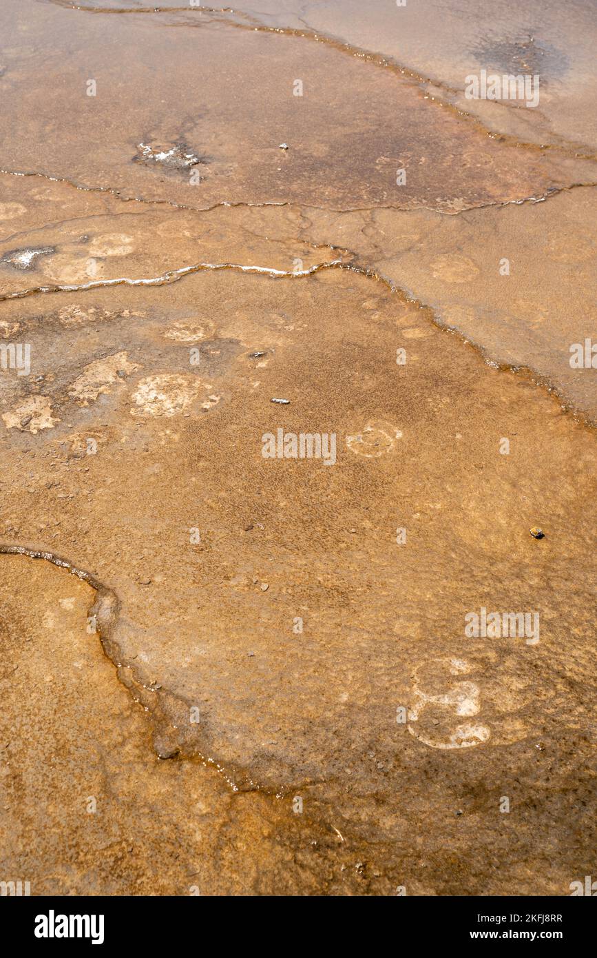 A photograph of Grand Prismatic Spring from MIdway Geyser Basin ...