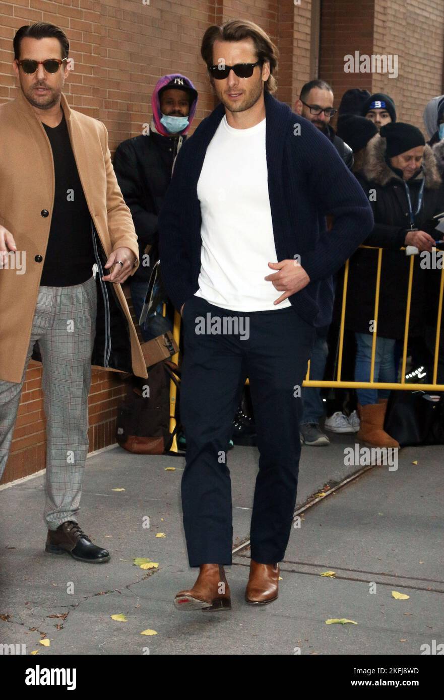 Celebrities At The 'Live with Kelly & Ryan' Show Studios -PICTURED: Glen Powell -LOCATION: New ...