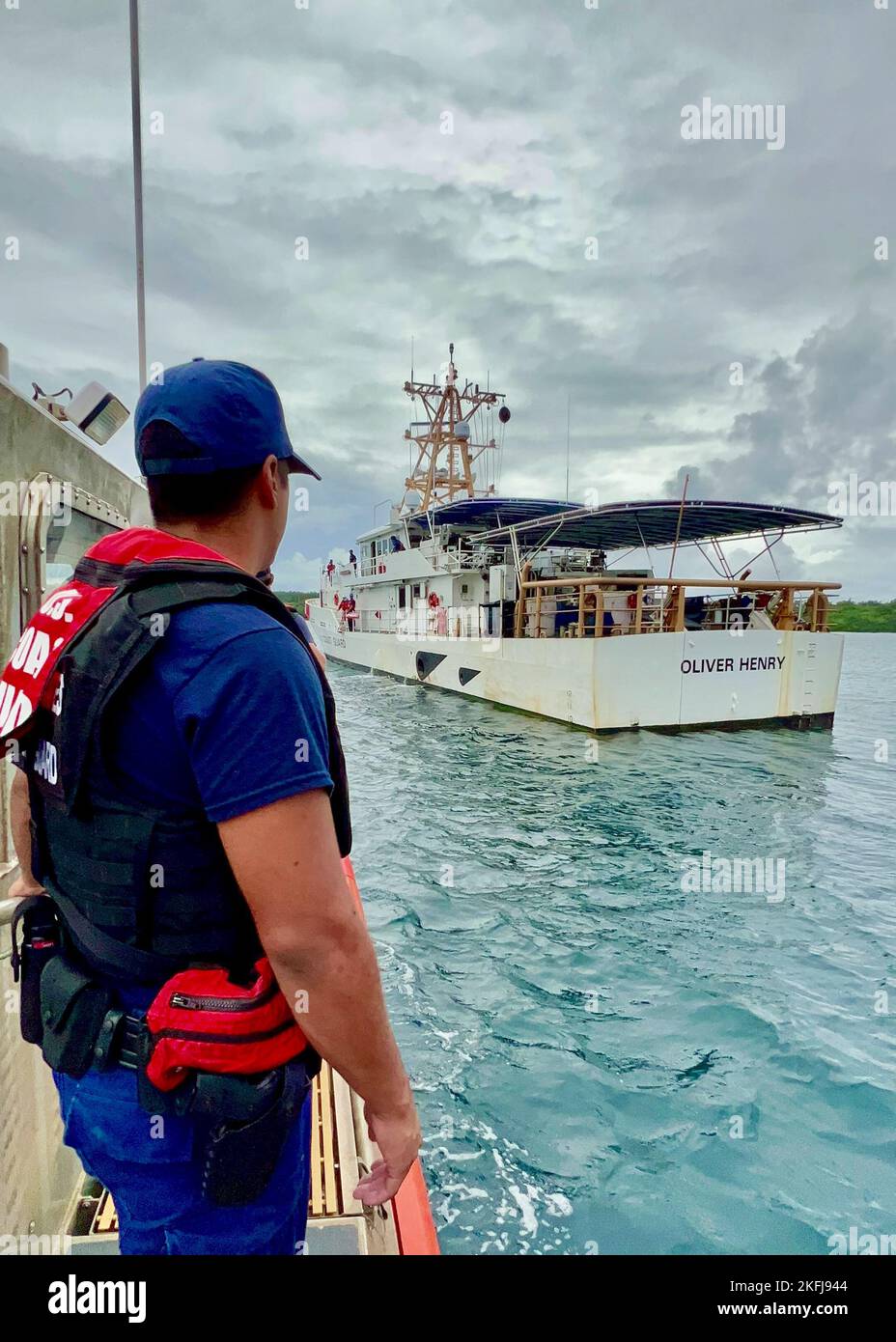 The Sentinel-class fast response cutter USCGC Oliver Henry (WPC 1140 ...
