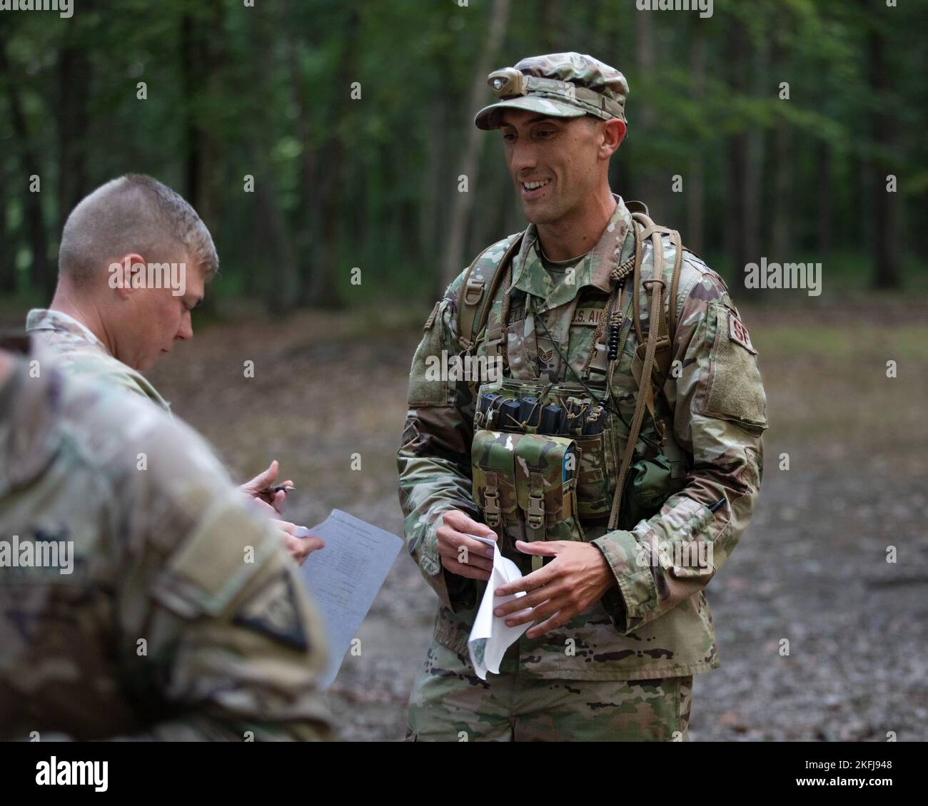 Staff Sgt. Jacob Kelly, a member of 157th Security Forces Squadron ...
