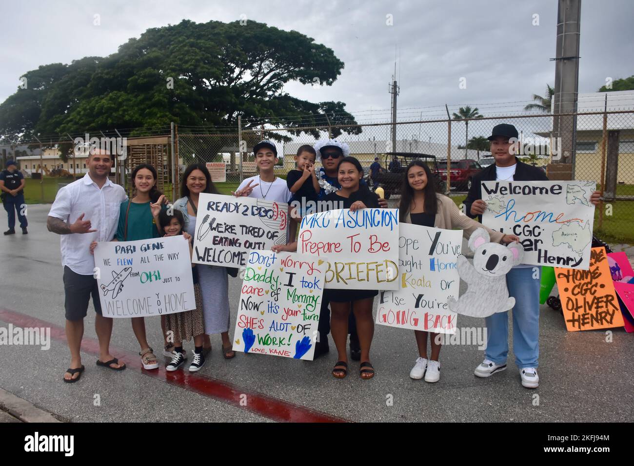 Families greet the crew of the Sentinel-class fast response cutter ...