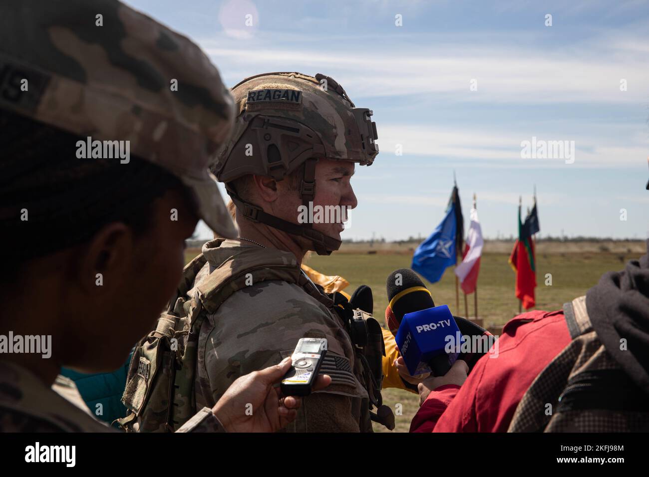 Capt. David Reagan, the Commander of Alpha Company, 1st Battalion, 8th ...