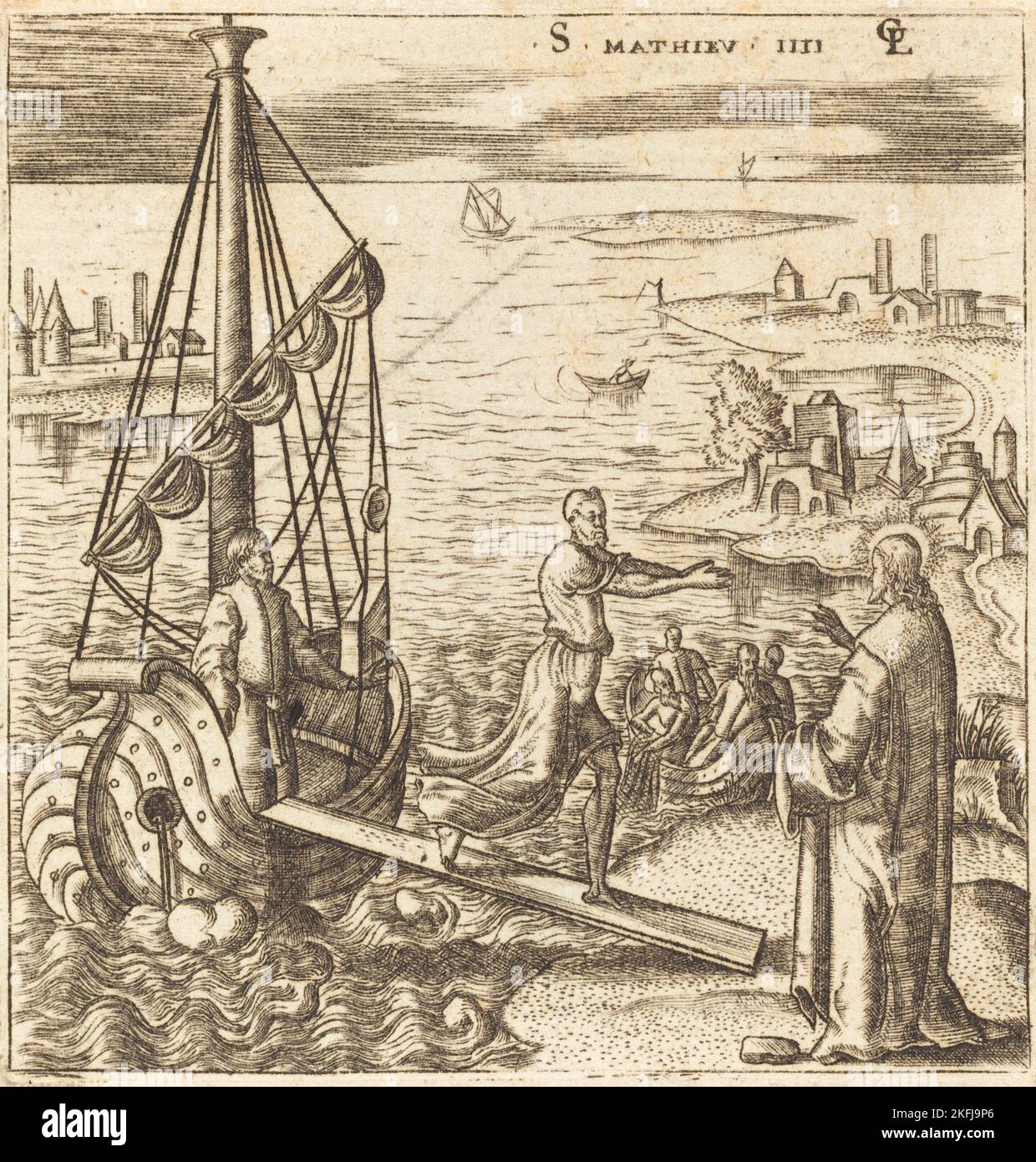 Follow me and i will make you fishers of men hi-res stock photography ...