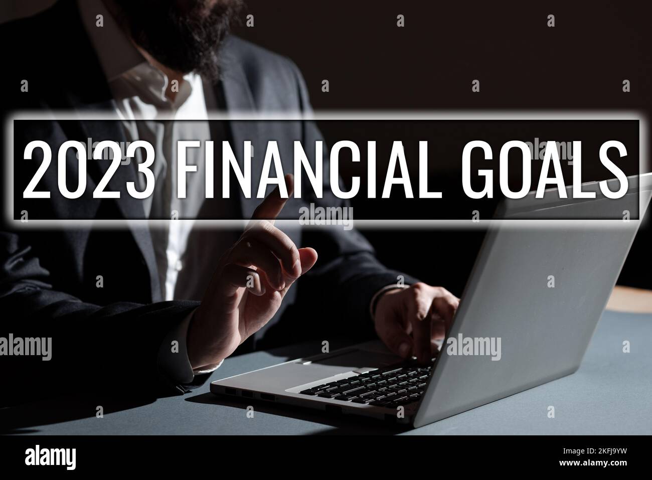 Text sign showing 2023 Financial Goals. Business concept Highest ... Text sign showing 2023 Financial Goals. Business concept Highest ...