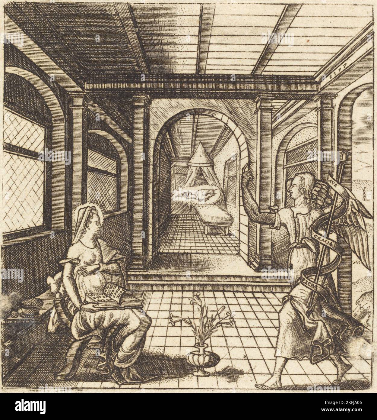 The Annunciation, probably c. 1576/1580 Stock Photo - Alamy