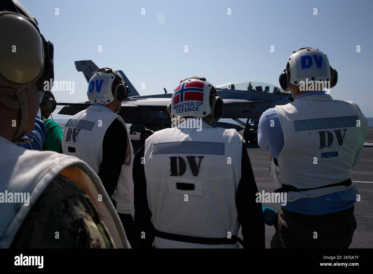 Norwegian Prime Minister Jonas Gahr Støre, left, and Norwegian Minister ...