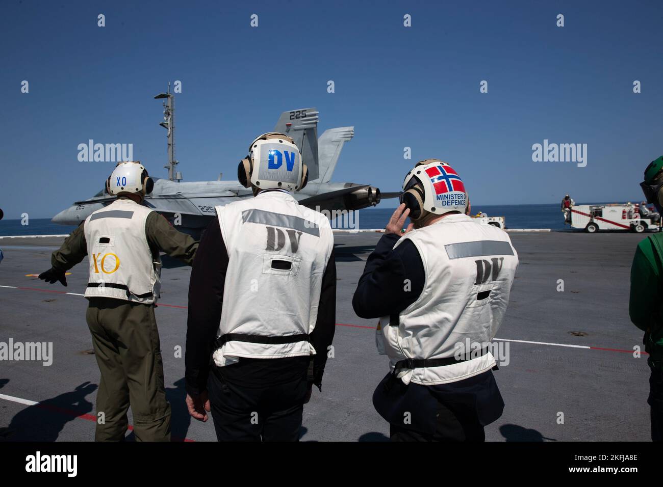 Norwegian Prime Minister Jonas Gahr Støre, center, and Norwegian ...