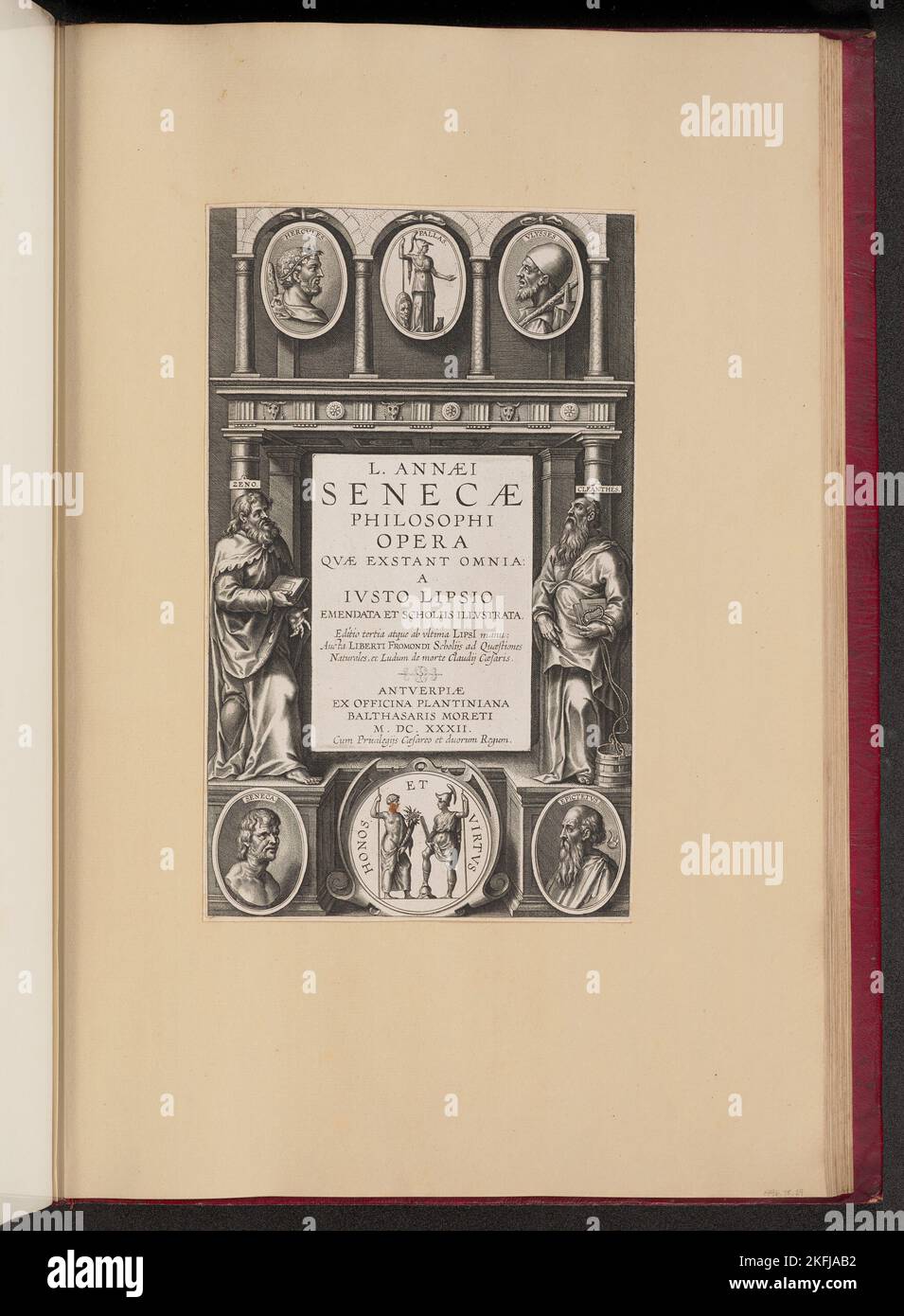 Title Page for L. Annaei Senecae Philosophi Opera Qvae Exstant Omnia a ...