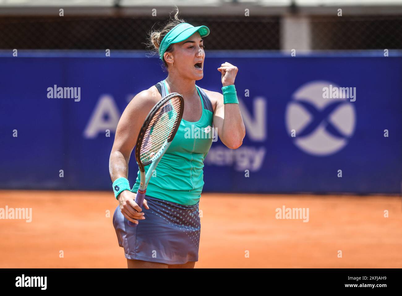 Danka Kovinic (Montenegro). Argentina Open WTA 2022. Quarter finals ...