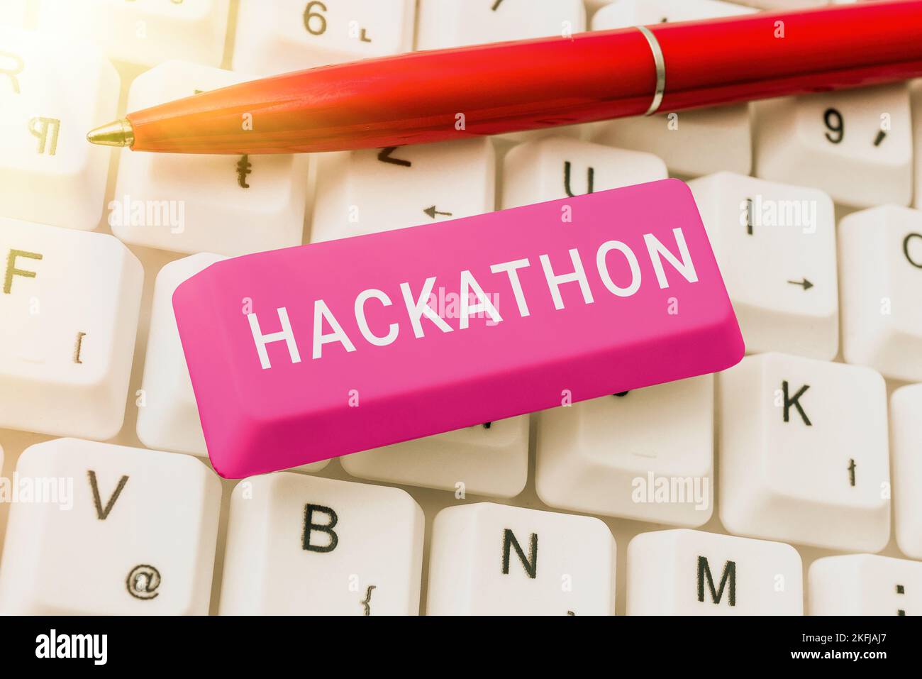 Conceptual caption Hackathon. Business showcase event where large ... Conceptual caption Hackathon. Business showcase event where large ...