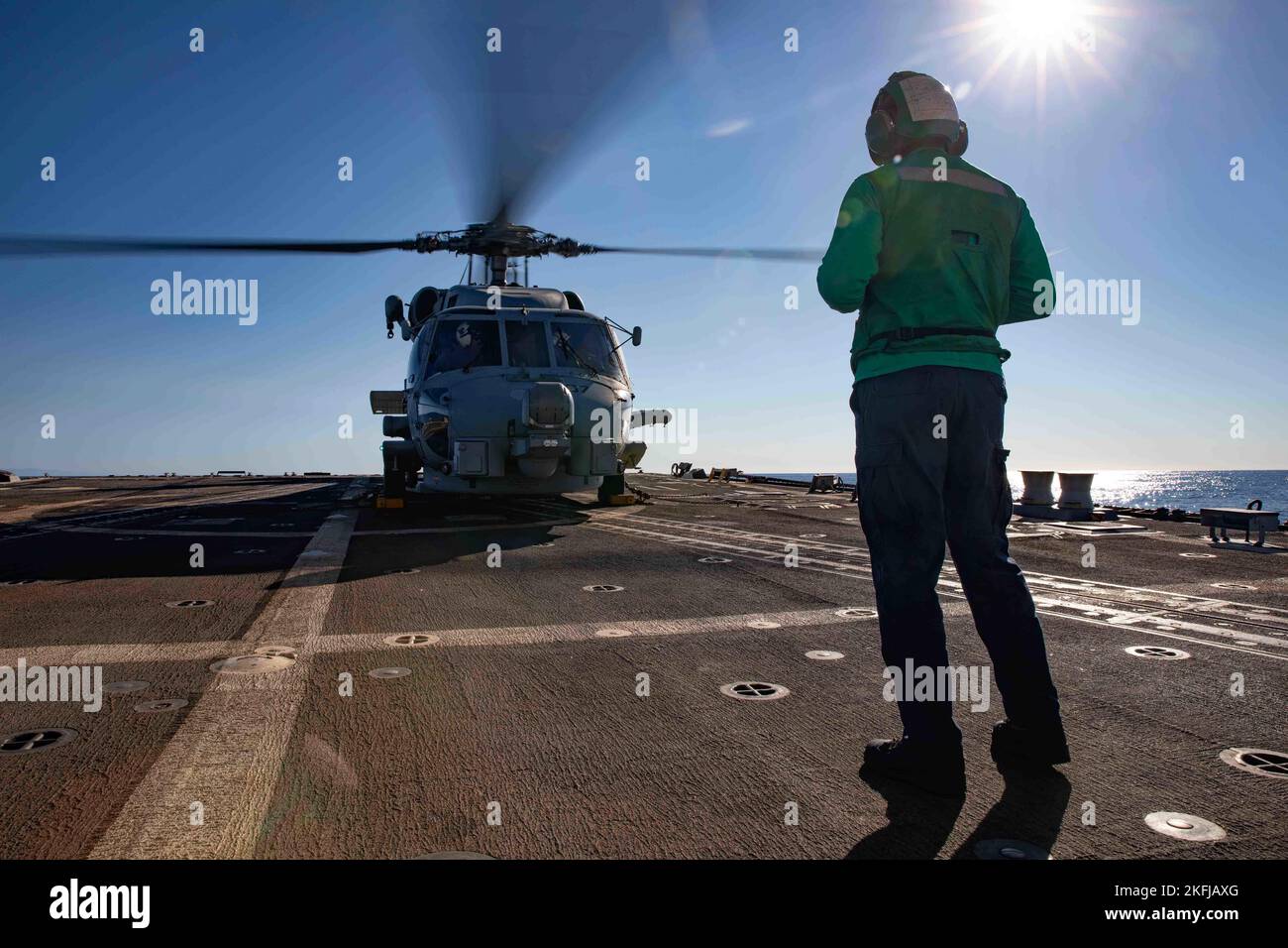 220919-N-OK195-1002 IONIAN SEA (Sept. 19, 2022) Aviation Electrician’s ...