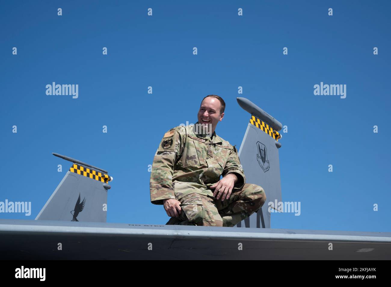 Staff Sgt. Joseph Scarmack, 757th Aircraft Maintenance Squadron crew ...